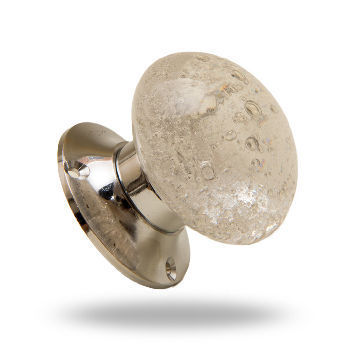 Trinca-Ferro Bubble Glass Interior Mortise Door Knob | Wayfair